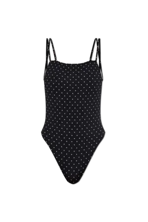 TOM FORD Polka Dot One-piece Swimsuit - Black