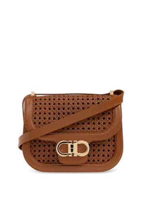 Ferragamo Metallic Shoulder Bags