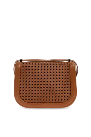 FERRAGAMO Woven Leather Shoulder Bag