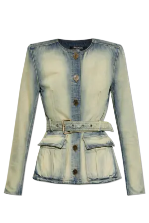 Balmain Belted Jackets For Women