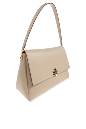 Tory Burch Charlie Large Shoulder Bag - Beige
