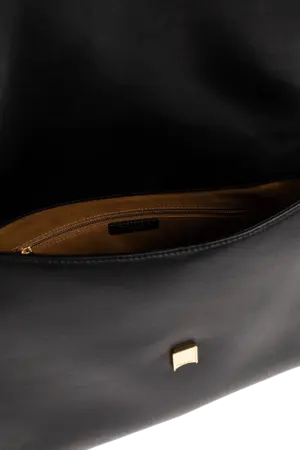 Tory Burch Charlie Large Shoulder Bag - Black