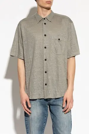 Giorgio Armani Linen Shirt With Pocket
