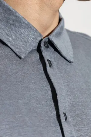Giorgio Armani Linen Shirt With Pocket