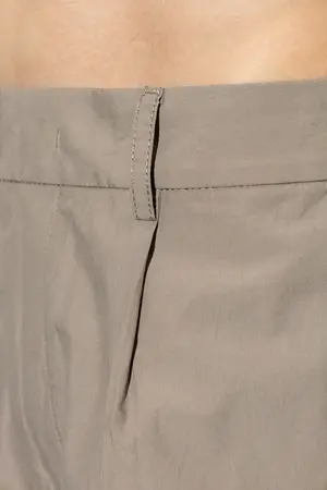 Emporio Armani Cotton Trousers With Tapered Legs