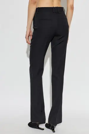 Balmain Wool Pleated Trousers