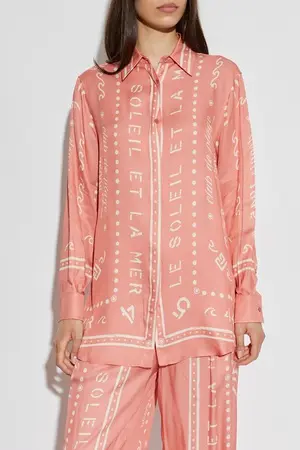 Balmain Printed Viscose Shirt