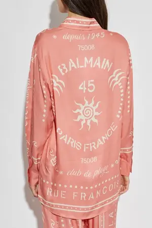 Balmain Printed Viscose Shirt