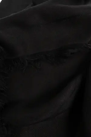 Emporio Armani Scarf With Raw Edges