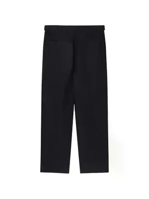 Emporio Armani Habutai Belted Pleated Trousers - Black