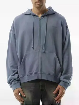 We11Done Graphic Print Zip-up Hoodie