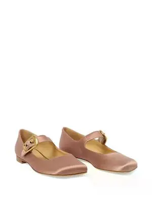 Chloé Polly Buckle-strap Ballet Flats - Pink