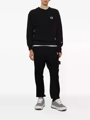 Undercover X Champion Logo-patch Sweatshirt - Black