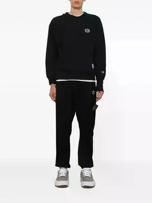 Undercover X Champion Logo-patch Sweatshirt - Black