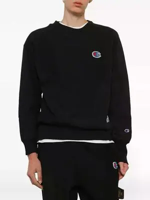 Undercover X Champion Logo-patch Sweatshirt - Black