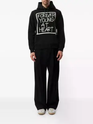 MASTERMIND WORLD Slogan Print Hoodie