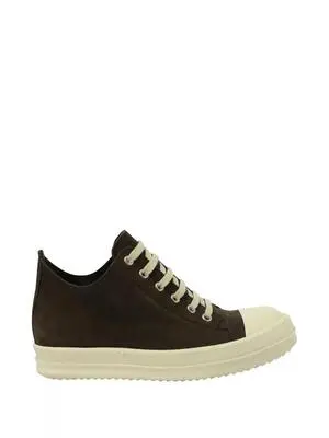 Rick Owens Lace-up Low-top Sneakers - Brown