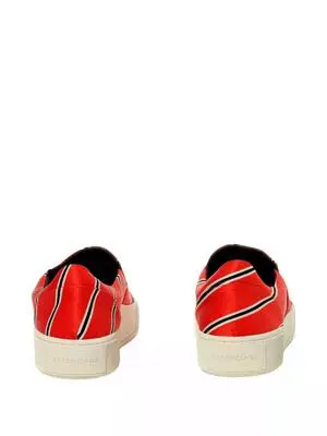 Balenciaga Striped Slip-on Sneakers - Red