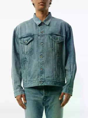 DOUBLET Denim Trucker Jacket With Chest Flap Pockets