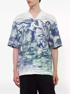 EGONLAB Breizh-print Cuba Shirt