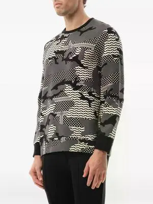 Neil Barrett Camouflage Print Sweatshirt