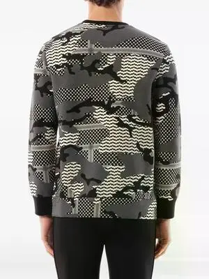 Neil Barrett Camouflage Print Sweatshirt