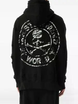 MASTERMIND WORLD Distressed Logo Hoodie