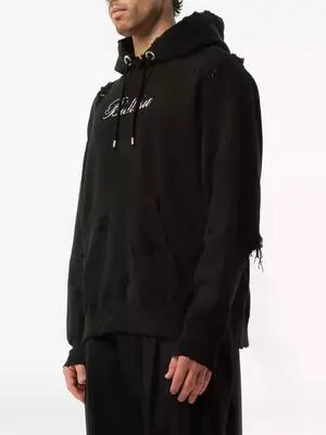 MASTERMIND WORLD Distressed Logo-print Hoodie