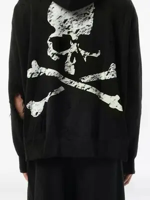 MASTERMIND WORLD Distressed Logo-print Hoodie
