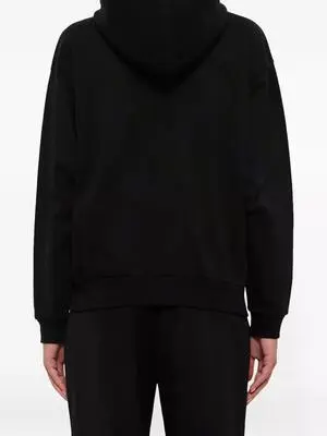 Givenchy Embroidered Zip-up Hoodie