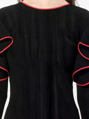Alexander McQueen Ruffled Sleeve Sweater