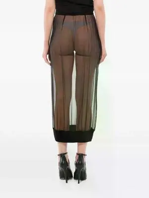 Givenchy Sheer Ribbed-trim Skirt