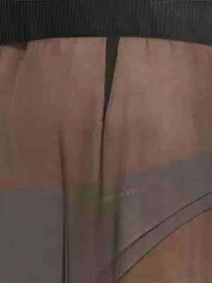 Givenchy Sheer Ribbed-trim Skirt