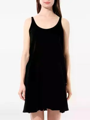 Balenciaga Scoop Neck Sleeveless Dress - Black