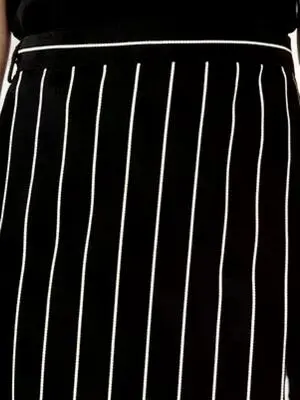 Balenciaga A-line Pinstriped Skirt