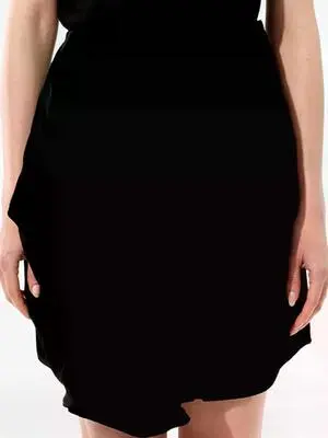Balenciaga Asymmetric Draped Skirt