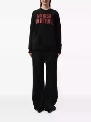 MASTERMIND WORLD Slogan Print Crewneck Sweatshirt