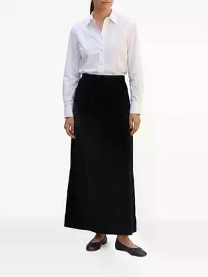 COURREGES Velvet Maxi Skirt