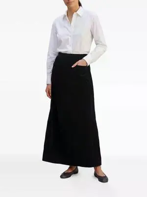 COURREGES Velvet Maxi Skirt