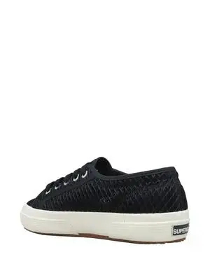 Superga 2750 Mesh Lace-up Sneakers - Black