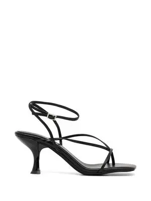 Jeffrey Campbell Strappy Sculpted Heel Sandals