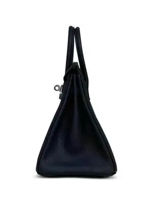 Hermès Birkin 25 Handbag In Togo Leather - Blue