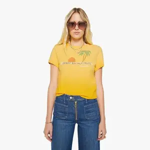 MOTHER The Itty Bitty Ringer Desert Sun Palm T-shirt - Multi