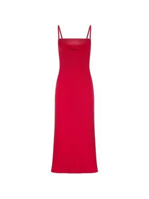 Max Mara Cady Midi Dress - Red