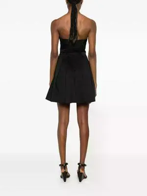 TWENTY FOURHAITCH Pleated Strapless Mini Dress
