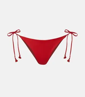 Johanna Ortiz Low-rise Bikini Bottoms - Red
