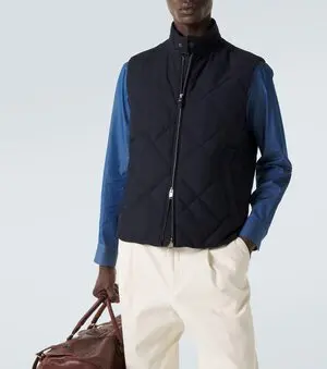 Canali Quilted Puffer Vest