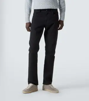 Canali Slim Fit Jeans - Black