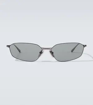 Balenciaga Invisible 2.0 Rectangular Sunglasses - Blue