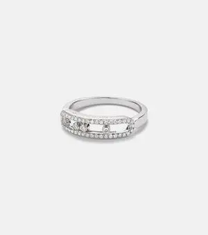 Messika Baby Move 18kt White Diamond Ring - Gold